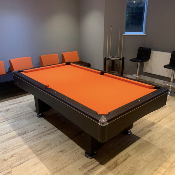 Buffalo Eliminator 2 Black American Pool Table - 6/7/8/9 ft